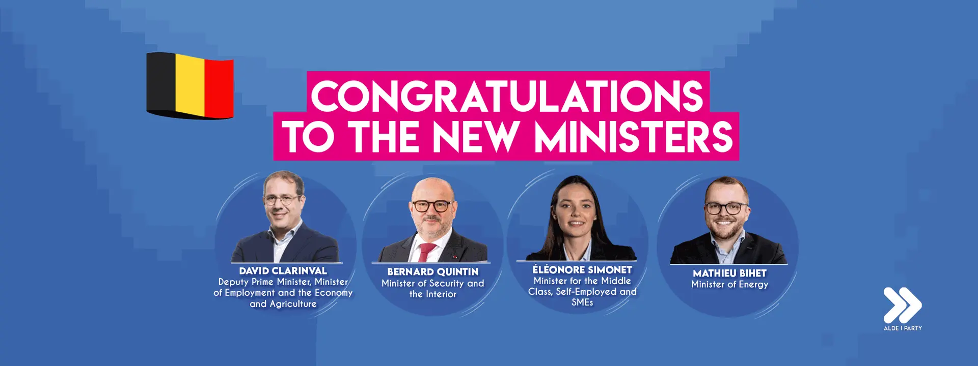 MR hold four key Ministers in new Belgian coalition government | ALDE Party